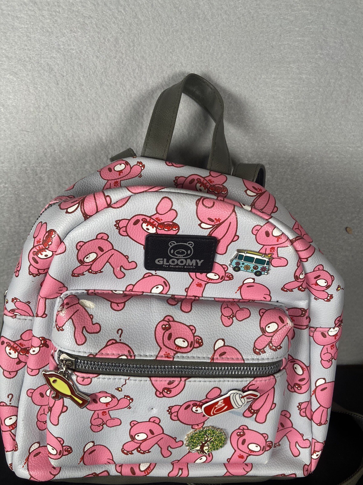 Gloomy Bear The Naughty Grizzly Poses Mini Backpack - Gem