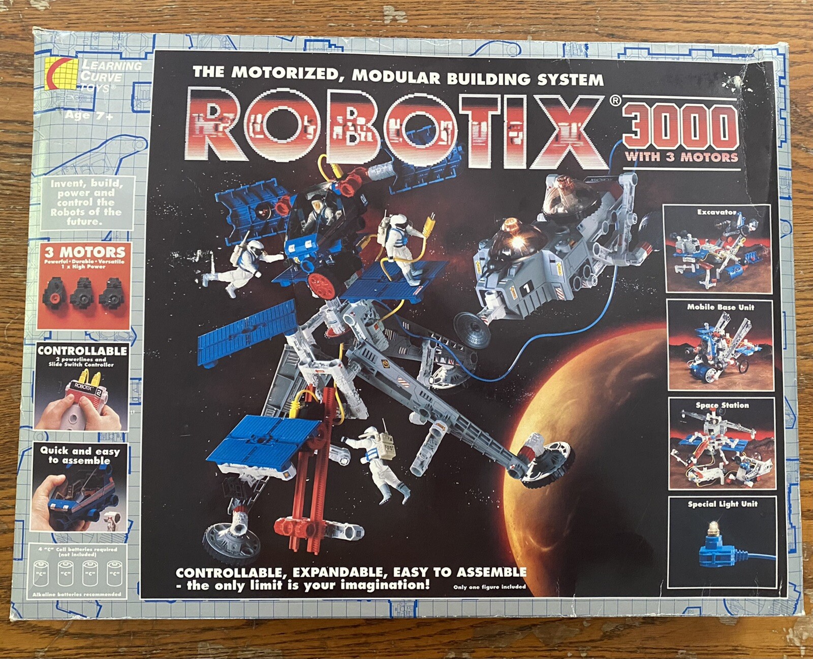 INSIDE Vintage Robotix 3000 Learning Curve Toys 98300 1994 for sale ...