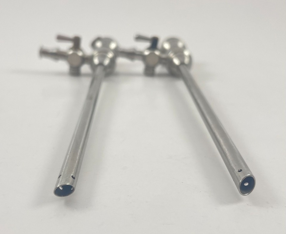 LOT OF 2 Stryker 377-031-145 5.0mm Cannula w/ Rotating Stopcock | eBay