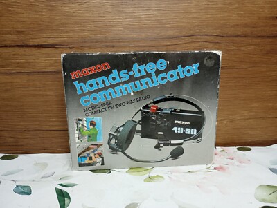 Maxon Hands-Free Communicator Model 49-SA in Original Box vtg 1986 | eBay