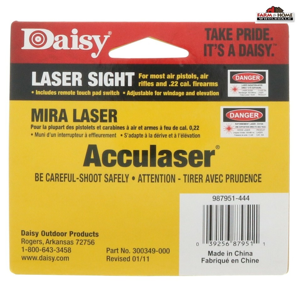 Daisy Laser Sight for Air Pistol Rifle .22 Caliber ~ New | eBay