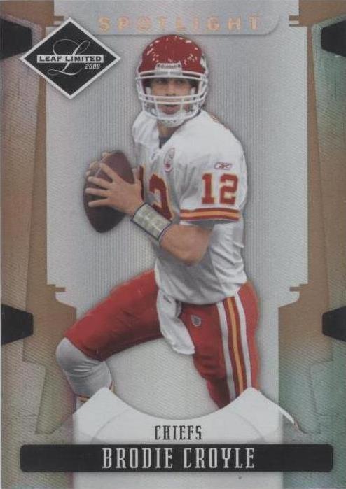 2008 Leaf Limited - Brodie Croyle #50 Spotlight Bronze /125 for sale ...