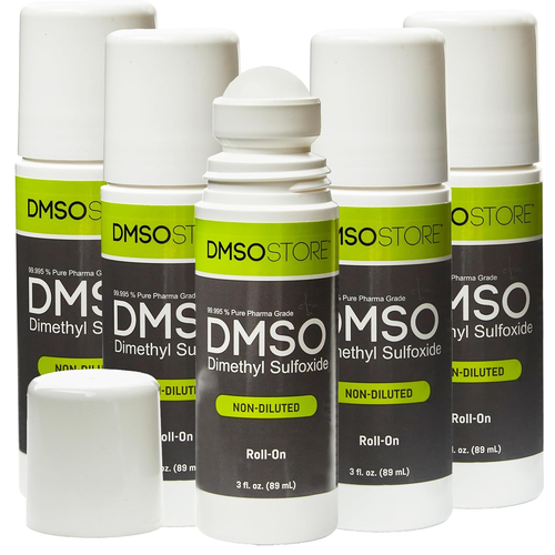 DMSO 3 Oz. Roll-On 5 Bottle Special 99.995% Low Odor Pharma Grade ...