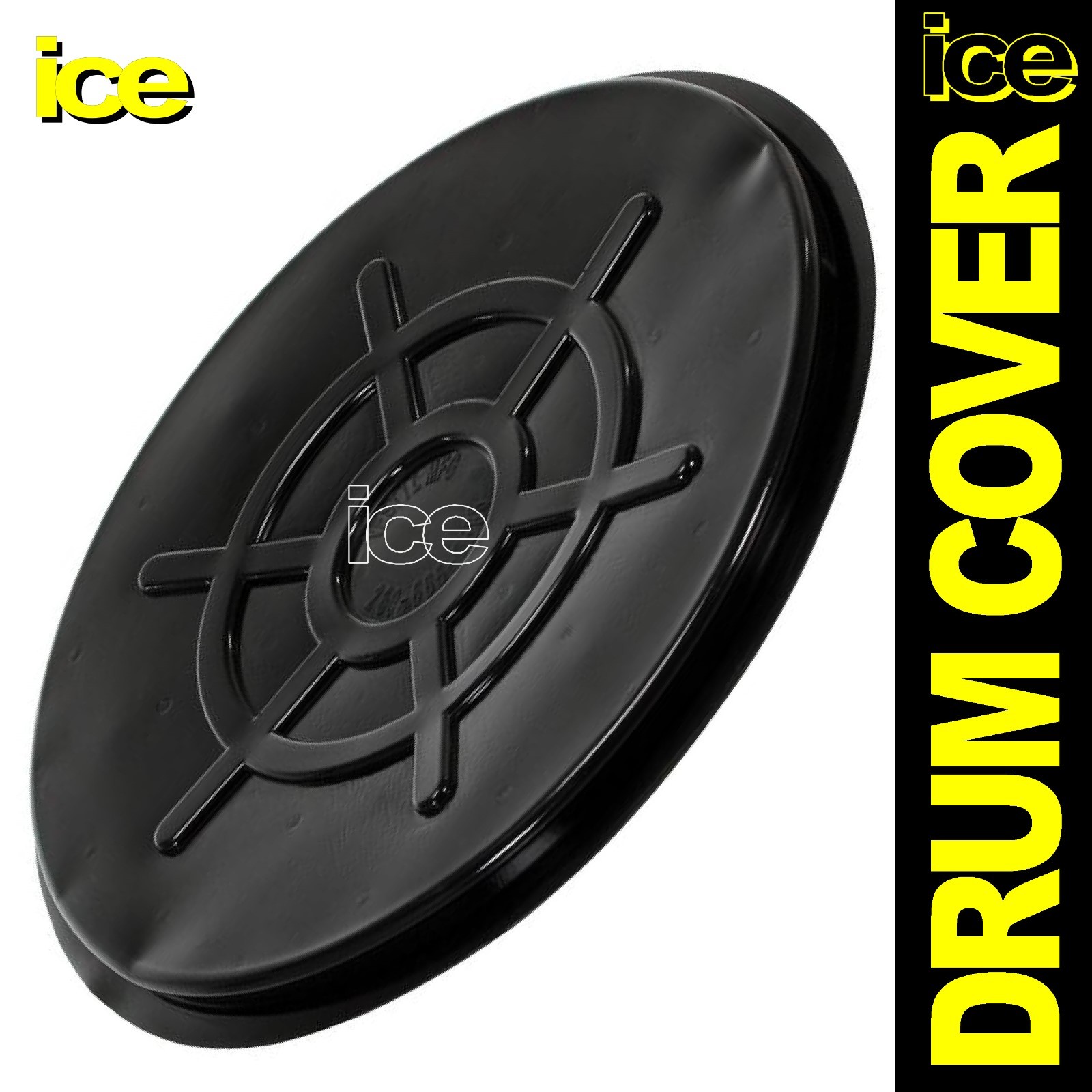 6 x 205L STEEL OIL DRUM RAIN DUST COVERS TOP LID WATER WEATHER PROOF ...