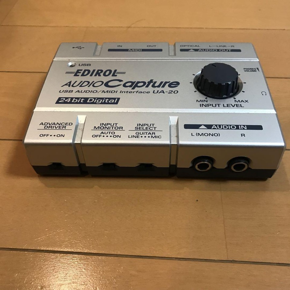 Roland Edirol UA-20 Audio Capture USB MIDI Interface From Japan [Near ...