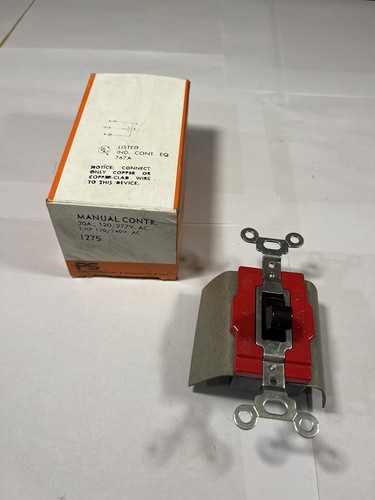 Pass & Seymour Manual Control Switch 1275 20A 120/277V | eBay