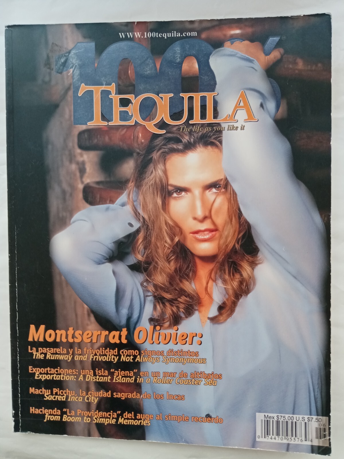 MONTSERRAT OLIVIER TEQUILA MEXICAN MAGAZINE MEXICO SPANISH MARCH 2001 ...