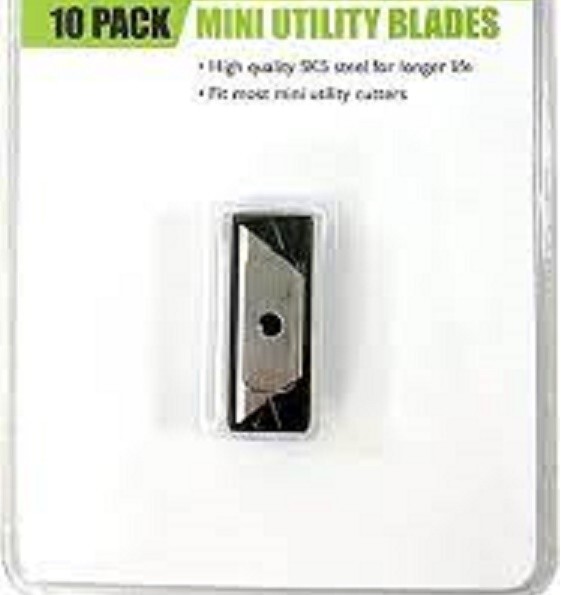 Pittsburgh Mini Utility Knife Replacement Blade 10 Pack for sale online ...