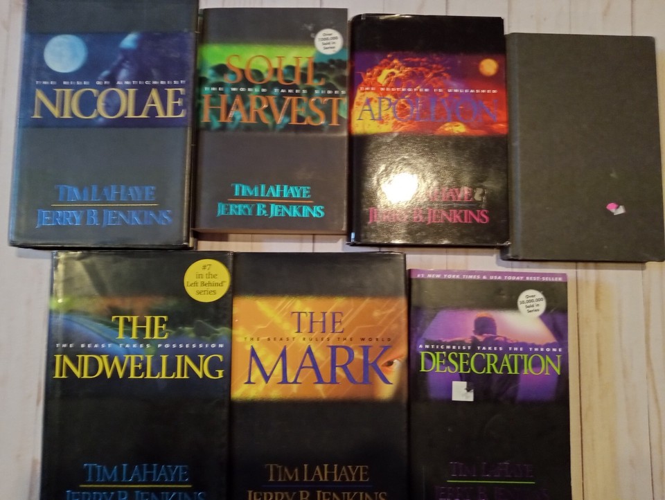 Lot 7 Left Behind Book 3 4 5 6 7 8 9 Most Hardback Nicolae Apolyon ...