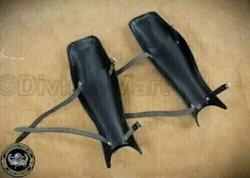 Medieval Greaves Leg Armor Steel 18 Gauge Leg Guards Cosplay Costume | eBay