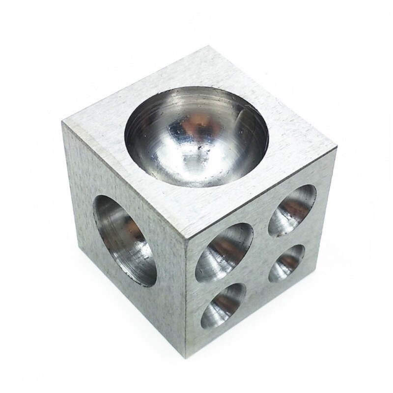 Square Mandrel High-Carbon Steel Dapping Doming Block Metalworking Tool ...