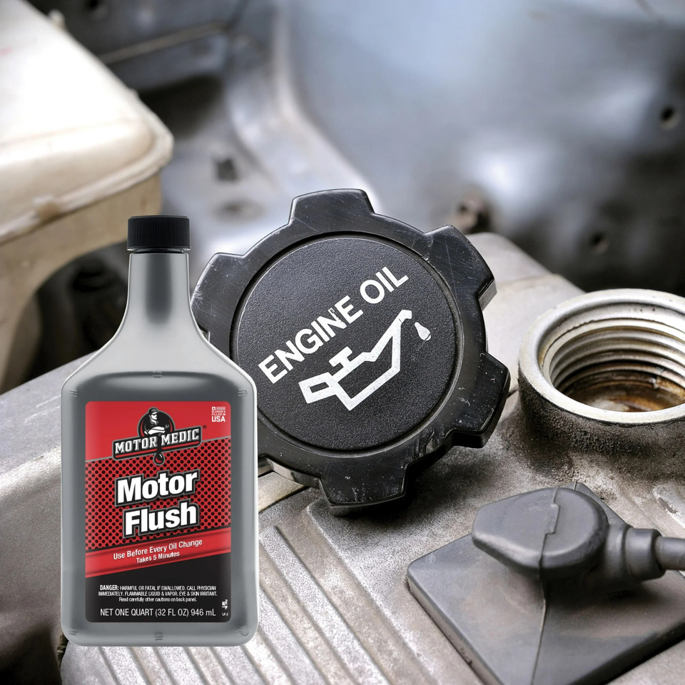 Niteo Products Motor Medic Engine Flush Additive, 32 fl oz – Cleans ...