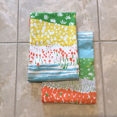 Vtg Martex Spring Valley Inger McCabe Elliot MCM Twin Fitted Flat Sheet ...