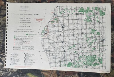 IL, IN, MI, OH, WI - Plat Map Oceana Counties Michigan