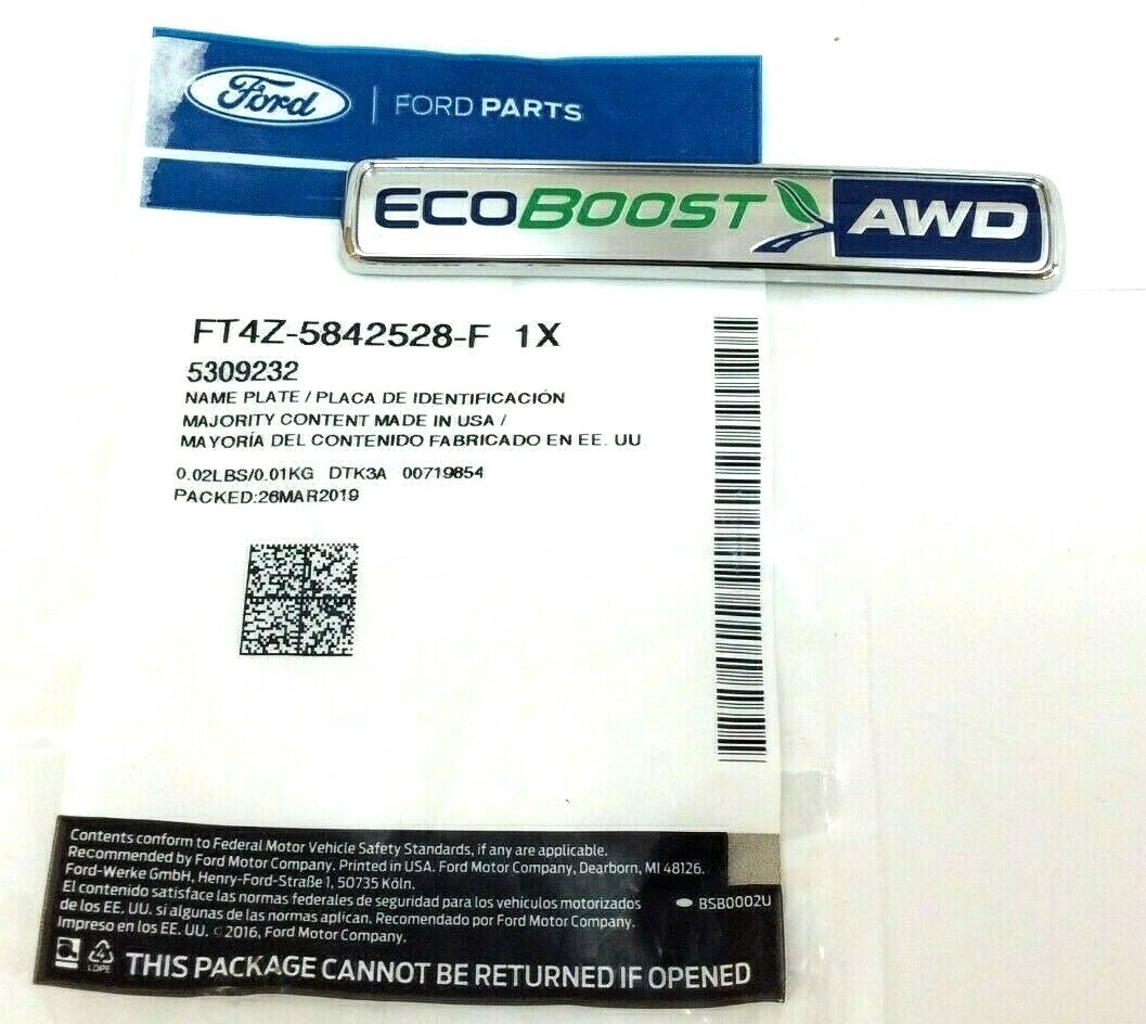2015 2016 2017 2018 Ford Edge EcoBoost AWD rear liftgate hatch ...