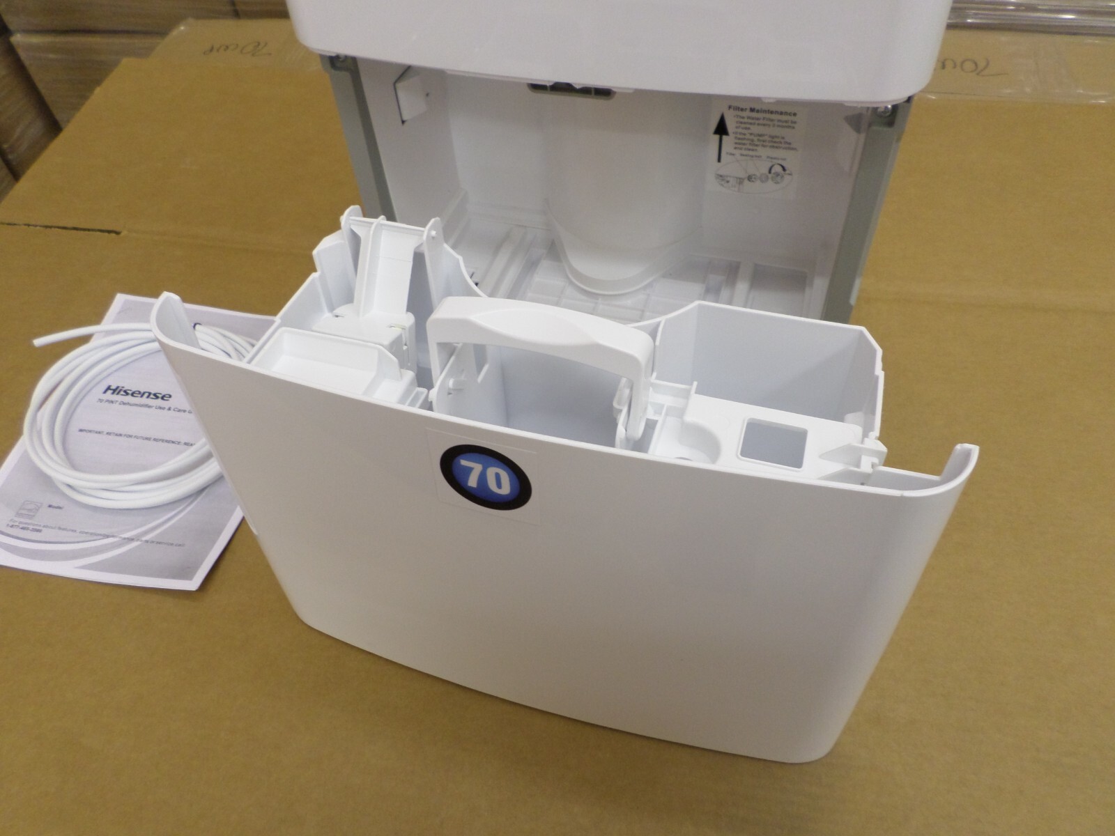 Hisense 70 PT Pint with Built-In PUMP Energy Star Dehumidifier Like ...