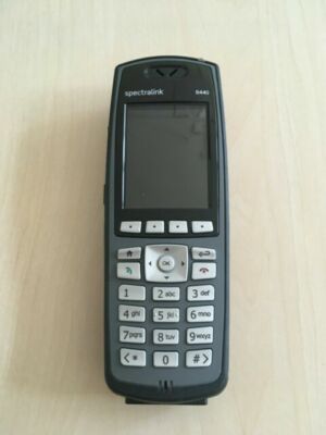 Spectralink 8440 Phone Black 2200-37148-001 w/o LYNC | eBay