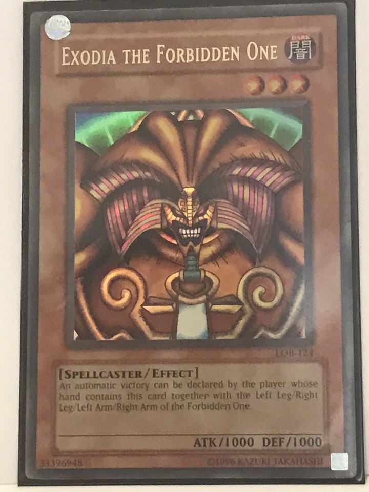 Exodia the Forbidden One - Full Set Ultra Rare: LOB-124 Yu-Gi-Oh! (PRE ...