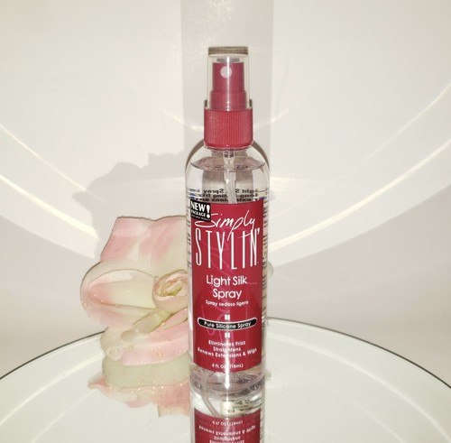 Simply Stylin' Light Silk Pure Silicone Spray 4oz for Extensions and ...