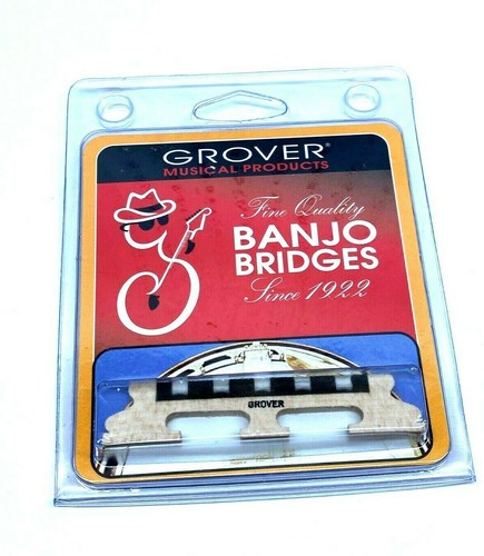 Grover Acousticraft™ 5-string Banjo Bridge 3-Legged 5/8" Tall Model ...