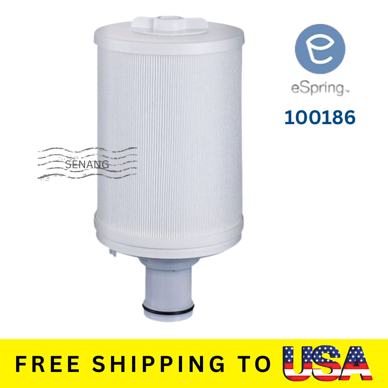 eSpring Replacement Filter Cartridge 100186 Water Purifier UV Tech FAST ...