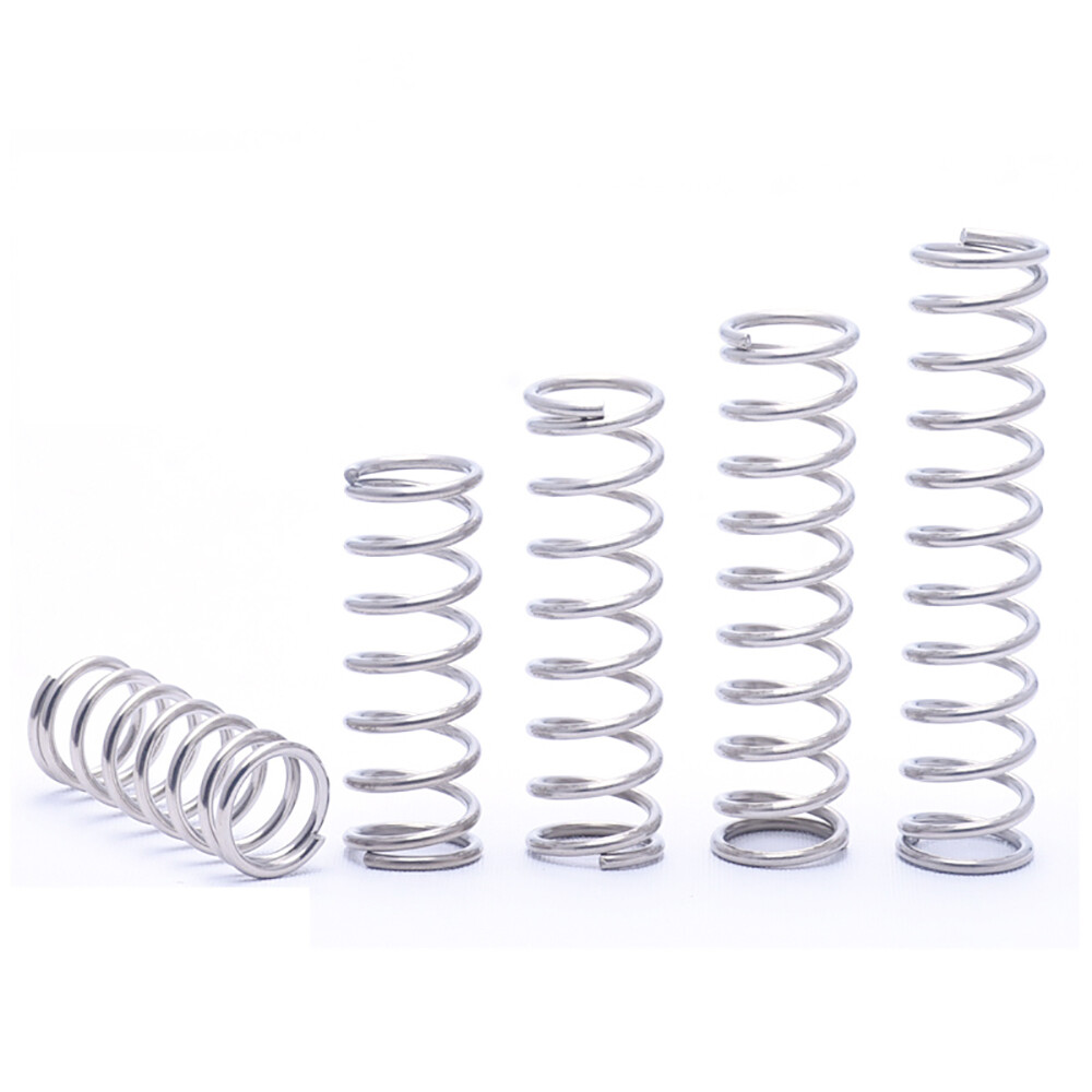 1.6mm-2.0mm 304 Stainless Steel Compression Pressure Springs L=60/70/80 ...