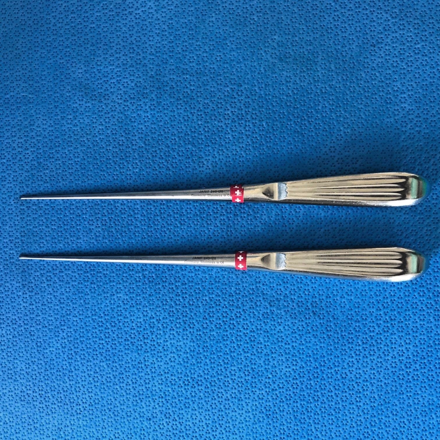 Lot of 2, Jarit Integra 240-120 Bruns Straight Oval Cup Curette, Size 3 ...