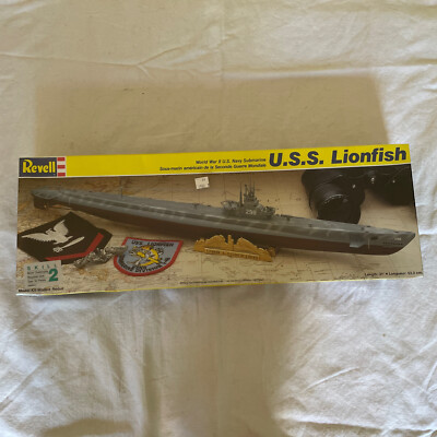 VINTAGE Revell U.S.S Lionfish WW II Sub - Brand New Sealed | eBay Australia