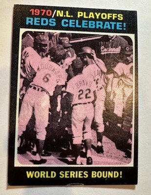 1971 Topps # 202 Reds Celebrate (World Series Bound) EX-NM | eBay