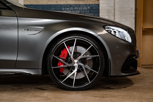 20" RIVIERA RF109 BLACK STAGGERED ALLOY WHEELS FIT MERCEDES E CLASS C63 ...