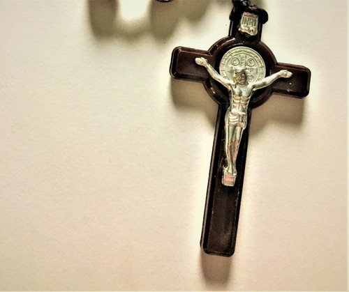 Religious ROSARY Round Beads NECKLACE WITH CRUCIFIX JESUS ON CROSS | eBay