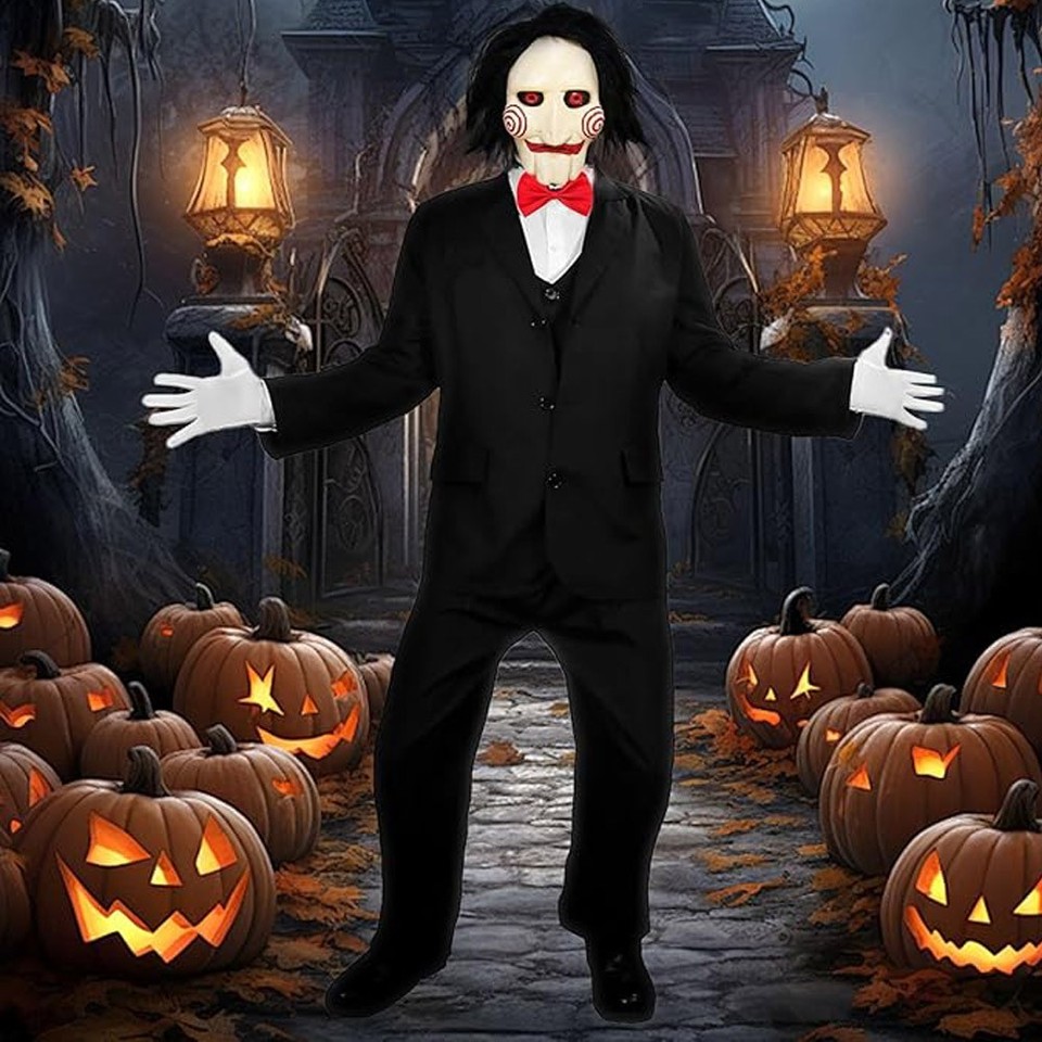 Halloween Mask Jigsaw Saw Mask Halloween Horror Masks Latex Masks ...