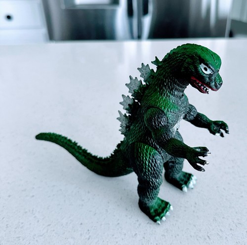 Vintage 1985 Imperial 6" Godzilla Articulated Figure Toho Co. Hong Kong ...
