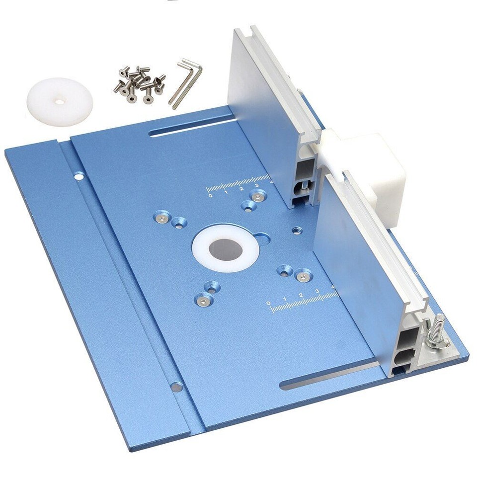 Aluminum Router Table Insert Plate Electric Wood Milling Flip Board ...