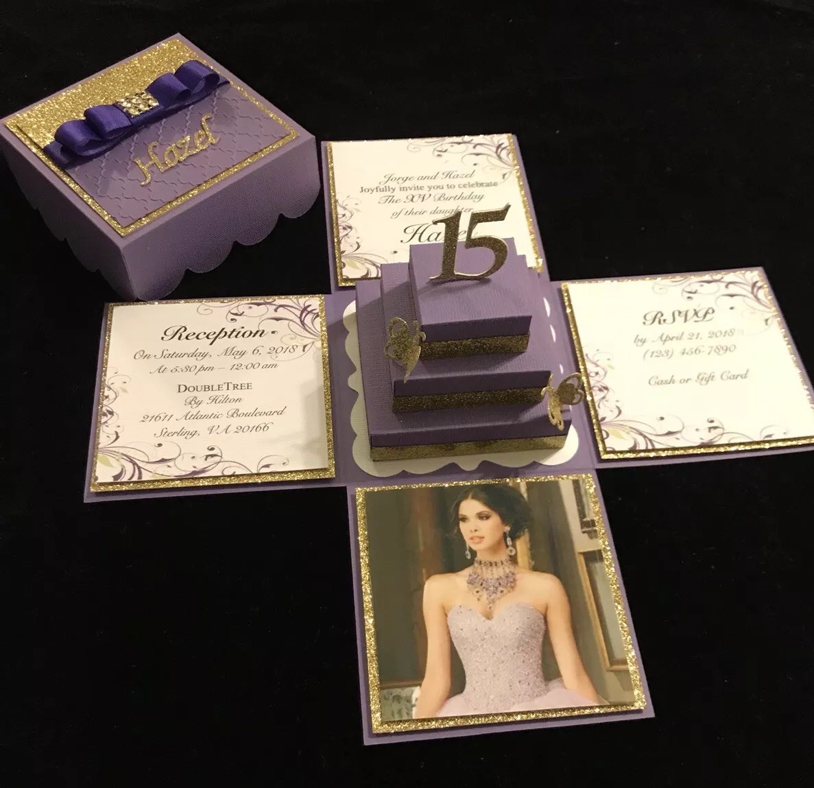 Quinceanera Box Invitations
