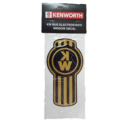 Kenworth windscreen decal sticker - 100 x 220mm black/gold; various ...