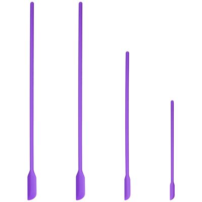 4 Pack Mini Silicone Spatula Set Small Rubber Spatula Makeup Thin Jar ...
