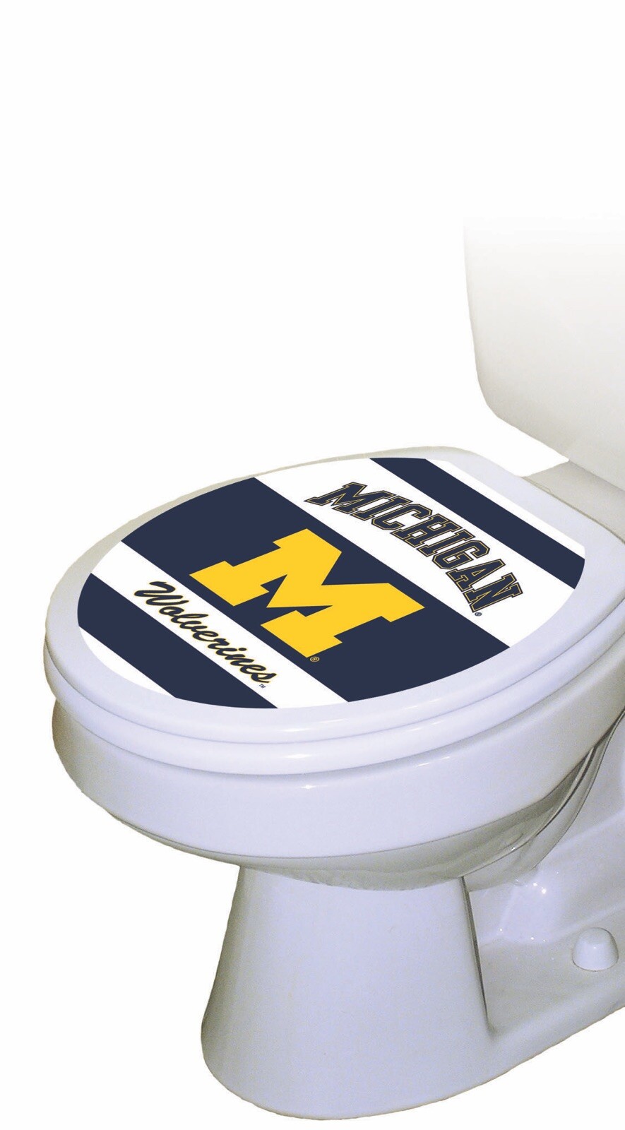 Officially Licensed NCAA-Michigan Wolverines Toilet Tattoos-Round ...