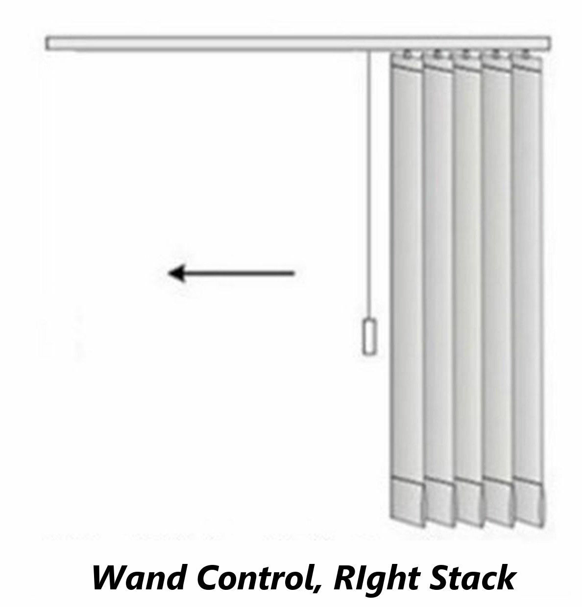 Vertical Blind Headrail Track - Made To Measure -3.5" (89mm) - Rail ...