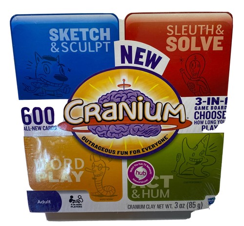 Cranium Outrageous Fun For Everyone 3-in-1 Adult Game Hasbro 2012 ...