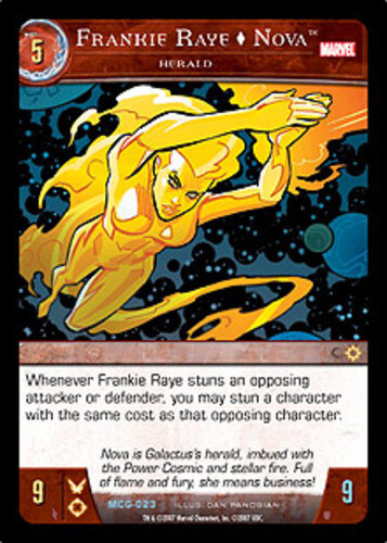 VS System: Frankie Raye Nova, Herald [Played] Marvel Coming of Galactus ...