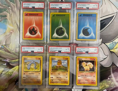 Pokémon Base Set Graded ERROR Card Lot | eBay