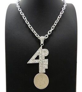 NEW ICE BLING 4PF PIECE WITH LINK CHAIN | eBay