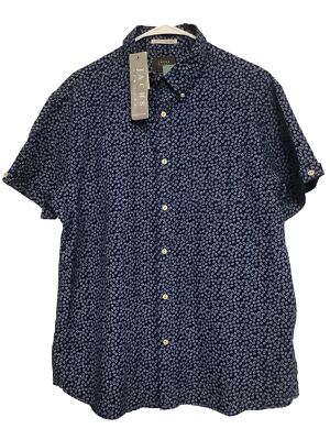 Jachs New York Shirt Mens XLarge Button Up Short Sleeve Pocket Floral ...