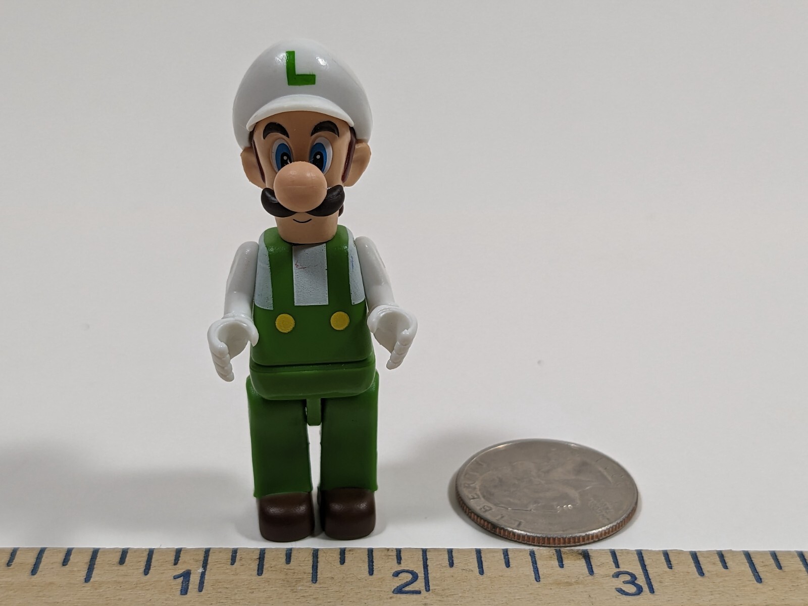 Nintendo Super Mario Bros Knex Fire Luigi Figure | eBay