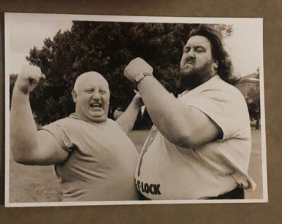 English Wrestling Star Giant Haystacks & Big Daddy Shirley Crabtree ...