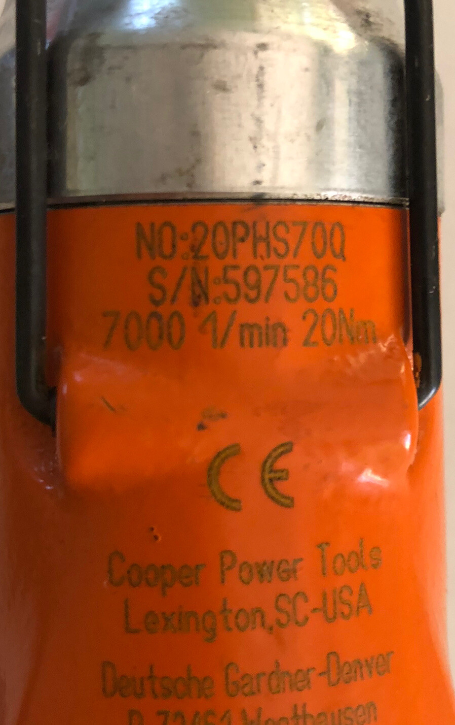 Gardner Denver (Cooper Power Tools) Air Impact Wrench 20PHS700 | eBay