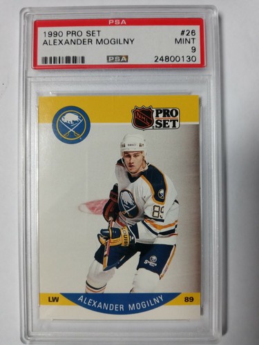 PSA 9 1990-91 Pro Set Alexander Mogilny #26 Rookie | eBay