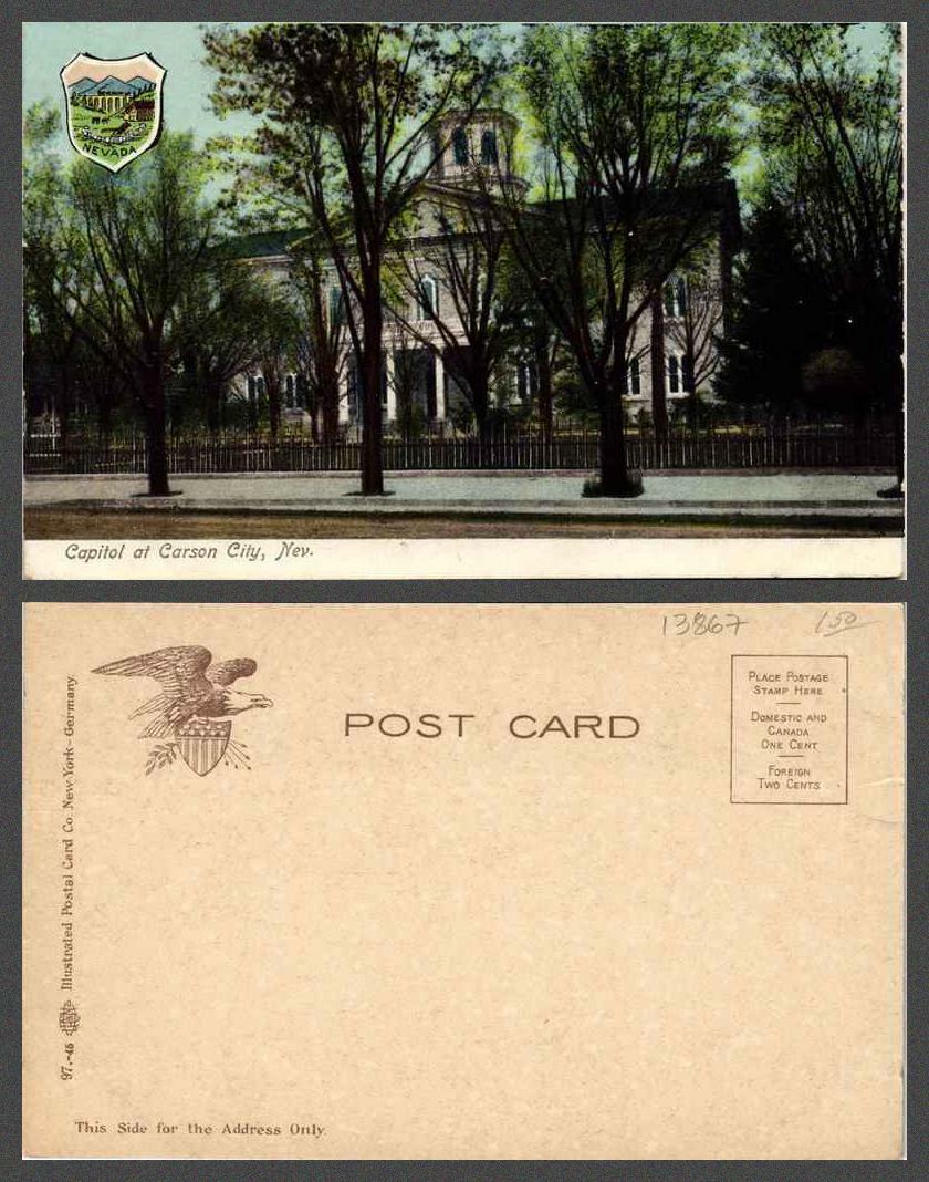 NEVADA Carson City VINTAGE POSTCARD | eBay