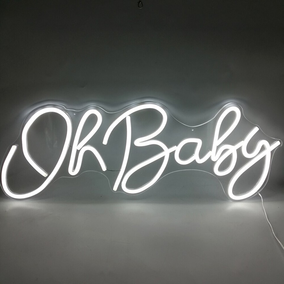 Custom Flex LED Strip Neon Sign Light Personalized Pattern Wall Wedding ...